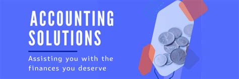 Accounting Solutions Twitter Header Brandcrowd Twitter Header Maker