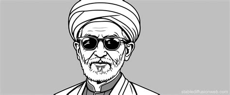Supreme Leader Khamenei In Sunglasses Stable Diffusion Online