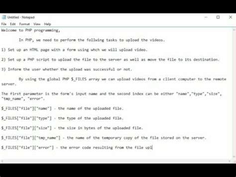 Upload And Display Video Using PHP YouTube