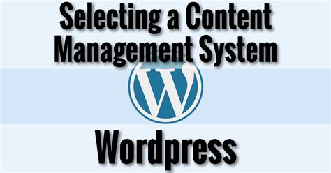 Selecting A Content Management System Wordpress Ask Leo On Business