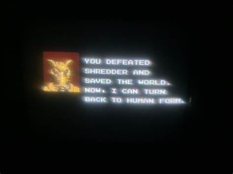 I Just Beat Tmnt For The First Time R Nes