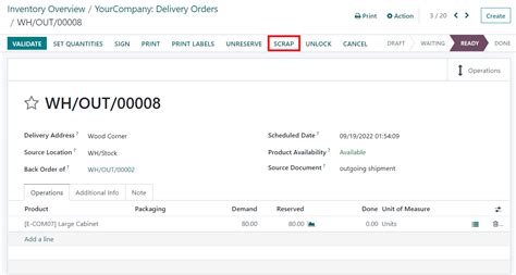Scrap Management Lets Learn Odoo