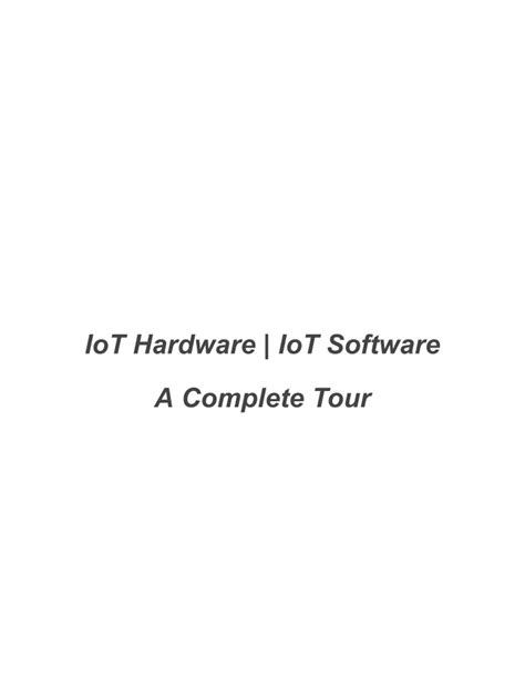Ppt Iot Hardware Andiot Software 1 Powerpoint Presentation Free Download Id 14428664