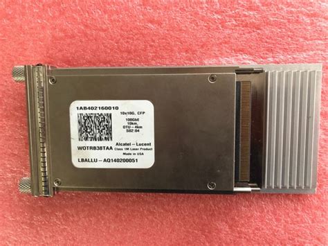 Alcatel Lucent 1ab402160010 Cfp 100gbase Lr10 10x10g 100gbe 10km Otu