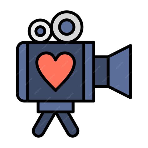 Premium Vector Video Camera Flat Illustration