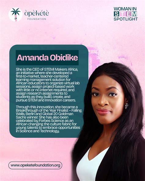 Amanda Obidike Innovates Stem Education In Africa With Stemi Makers
