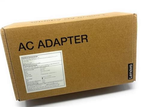 Lenovo Original W Slim Tip Rectangular Pin Laptop Adapter For Thinkpad X Carbob