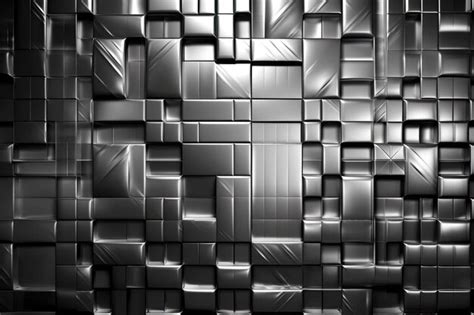 Premium Ai Image Monochromatic Square Pattern Generative Ai