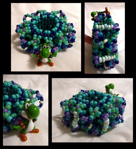 Yoshi Cuff With Edible Beads On Outer Layer