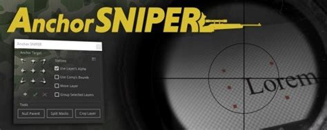 Anchor Sniper V10 Script For After Effect Visualstorms