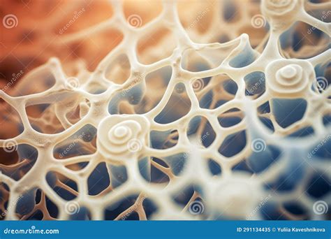 Microscopic Macro Close Up Shot Scientific Research Epithelial Tissue