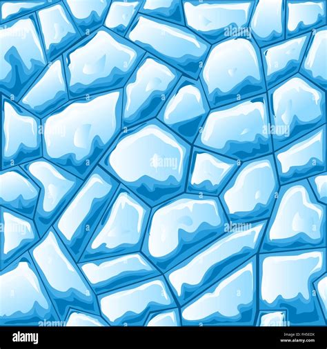 Ice Brick Seamless Pattern Stock Vector Images Alamy