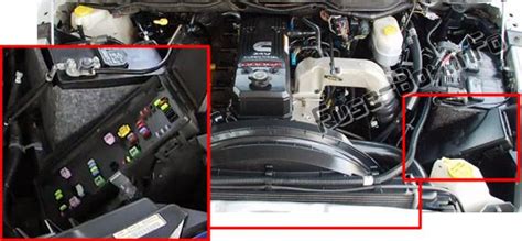 2007 Dodge Ram Relay Location Power Distribution Center And Tipm