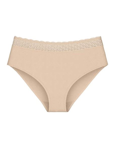 High Waisted Panties Triumph Feel Of Modal Midi Skin Color Beige Size