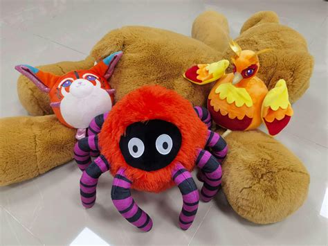 Halloween Pumpkin Skull One Eyed Spider Plush Toy Plushthis Plushies