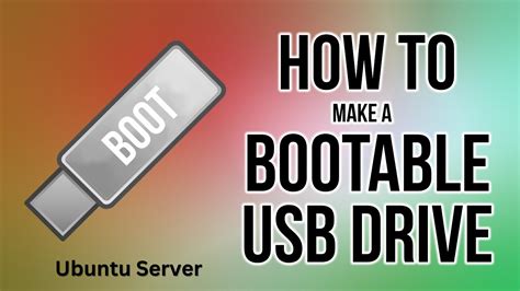 How To Create A Ubuntu Server Bootable USB Drive Tutorial YouTube