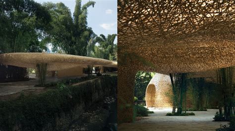 Iilab Fashions Cloud Like Bamboo Canopies And Lantern Shaped Pavilions