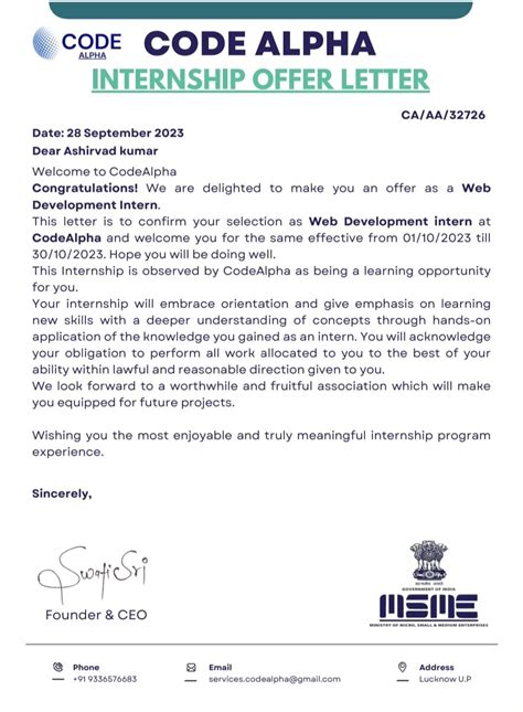 Ashirvad Pandey On Linkedin Codealphainternship Nextcareerchapter