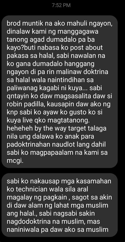 From Kua Adel Fb Inbox Ayan Kuya Ginagamit Na Ng Mga Workers Mo Yang Sen Robin Padilla