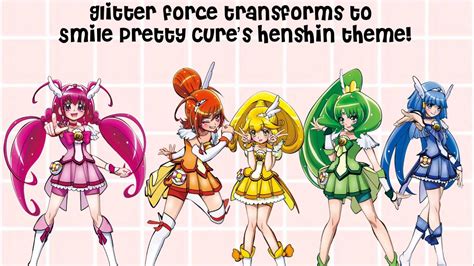 Glitter Force Group Transformation With Smile Pretty Cures