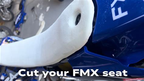 Cutting A Yz 250 Seat For Freestyle Motocross Youtube