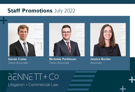 Some Fantastic Promotions At Bennett Co Litigation Commercial Law Effective Today Well