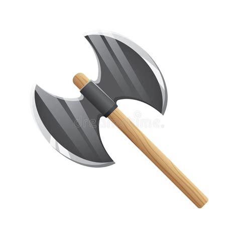 Game Ui Asset Gaming User Interface Axe Icon Stock Vector