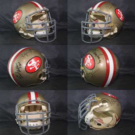 Real Stuff Sports Game Used Football Helmets
