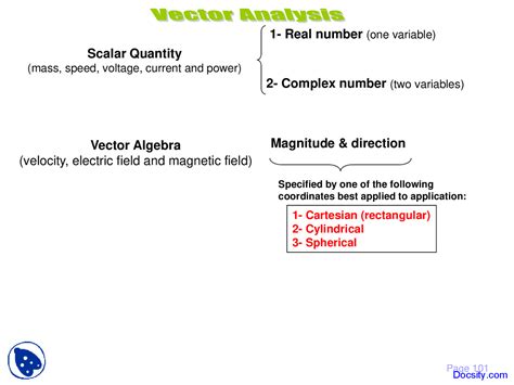 Vector Analysis Fundamentals Of Applied Electromagnetics Lecture Slides Docsity