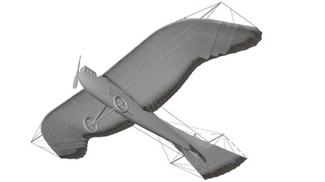 Etrich Taube 3d Model Turbosquid 2240174