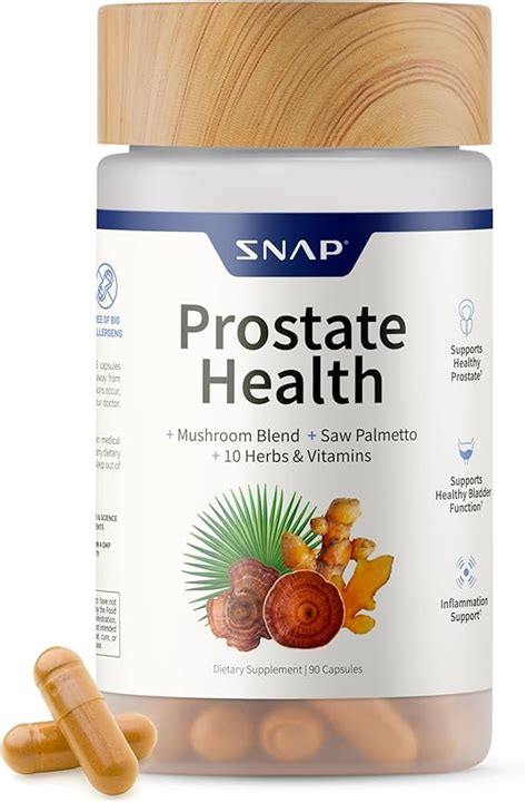 Snap Supplements Prostate Health Support Supplement Natural Prostate
