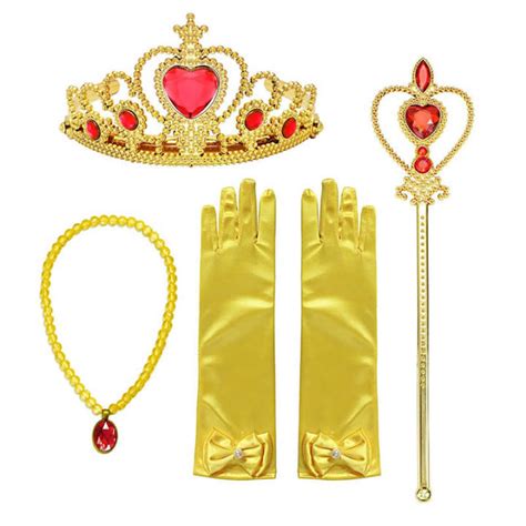 【div Mall】girls Snow White Princess Crown Magic Wand Cinderella Earring