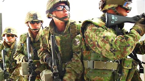 Japan Ground Self Defense Force Close Quarters Combat Training Youtube