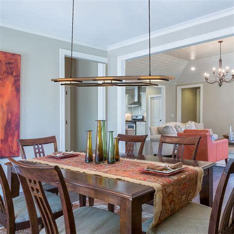 Glowlings 5 Light 50“wide 2 Tier Rectangle Led Linear Wood Pendant Lig