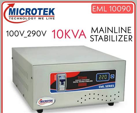 Three Phase Microtek Mainline Stablilizers At ₹ 8000piece In Navi