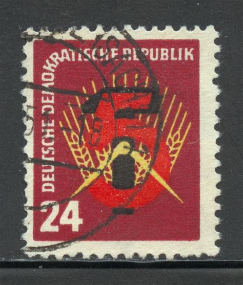 Ddr Scott 89 Used H Cto 1951 Five Year Plan Issue Scv 2 00