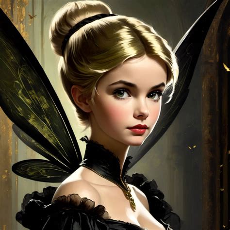 Gothic Tinker Bell Portrait By Queenratigana On Deviantart