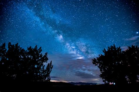 Dark Sky With Stars