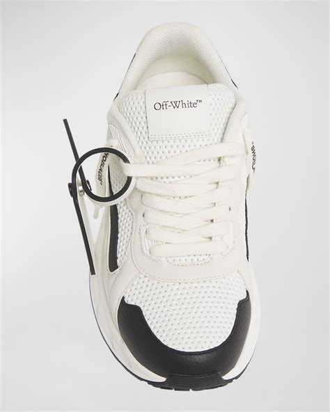 Off White Kick Off Mesh Runner Sneakers Neiman Marcus