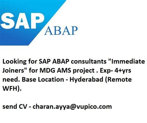 Narasimham A On Linkedin Abap Sapabap Abapdeveloper Sapjobs