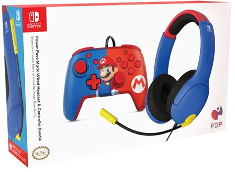 Pdp Gaming Bundle Kit Airlite Wired Headset With Mic