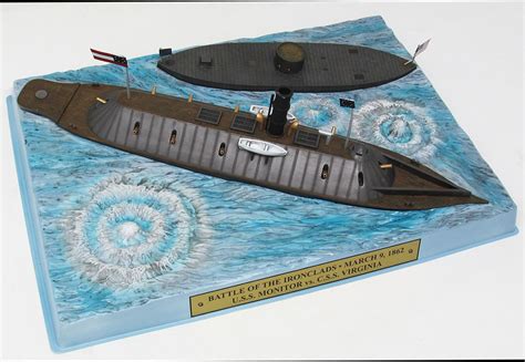 Monitor And Merrimac Virginia Plastic Model Kit Set