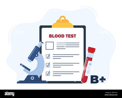 Analysis To Determine The Blood Group Medical Blood Test Concept