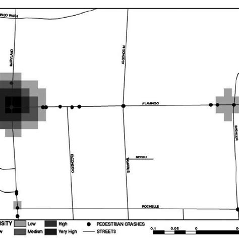 Spatial Distributions Of Auto Pedestrian Collisions— Concentrations