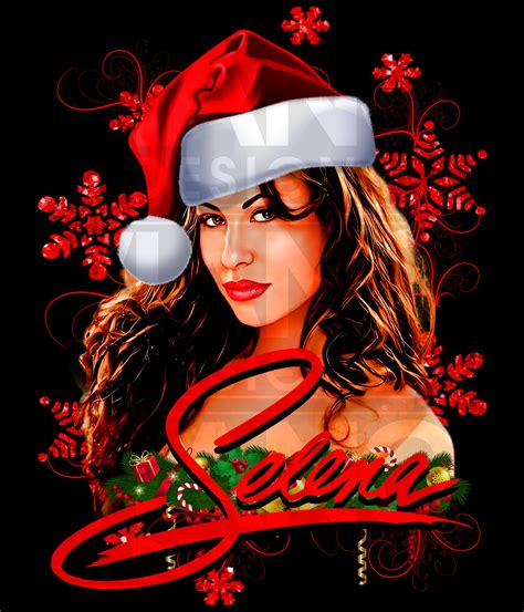 Selena Christmas PNG Sublimation Selena Quintanilla Etsy