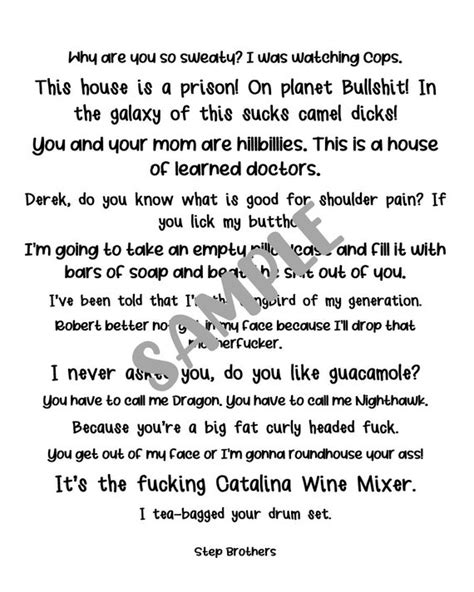 Step Brothers Quotes Were Here To