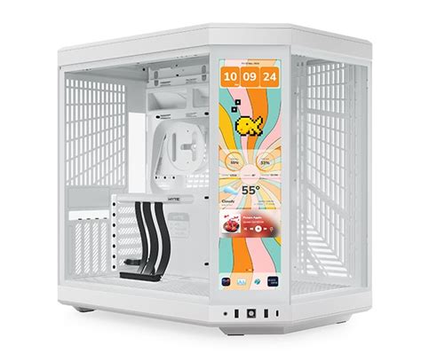Hyte Y70 Touch Infinite Dual Chamber Atx Mid Tower Modern Aesthetic