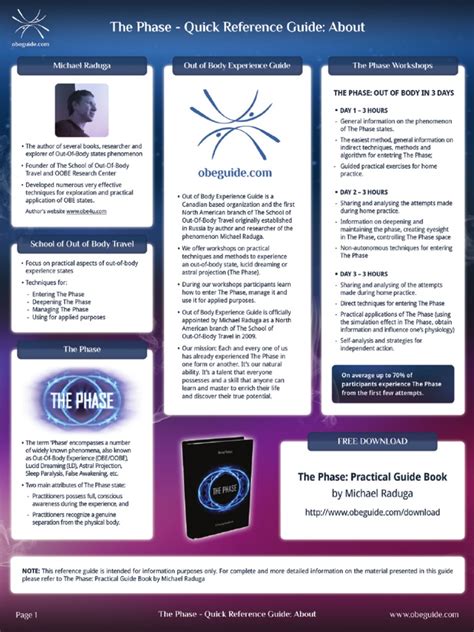 Pdf Obeguide Thephase Quick Reference Guide 1 Dokumentips
