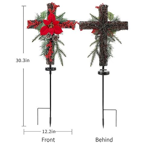 Large Easter Cross Lighted Lawn Lighted Yard Cross Wayfair