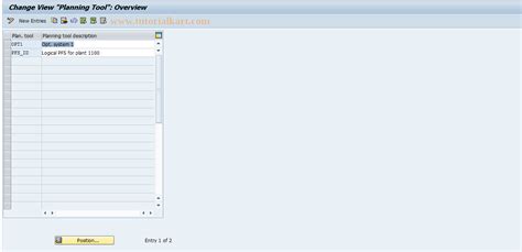 Px03 Sap Tcode Planning Tool